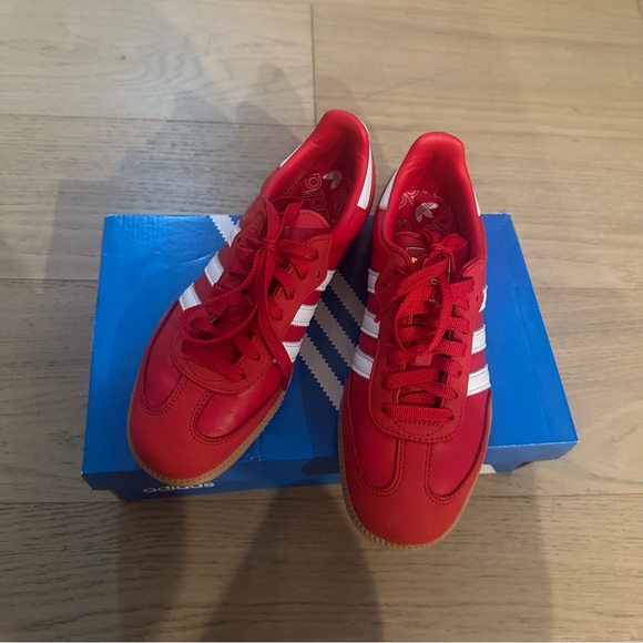 adidas | Shoes | Adidas Red Samba Og Sneakers | Poshmark